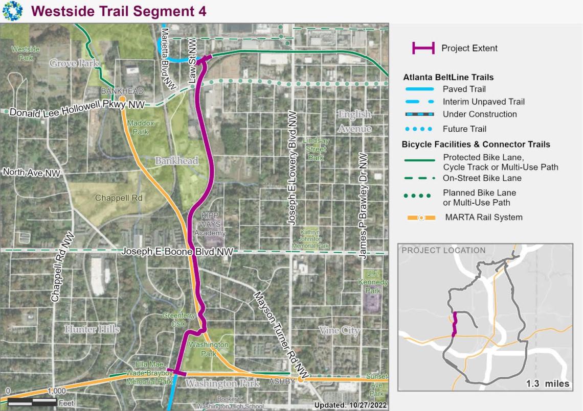 BeltLine: Last missing Westside Trail piece won’t open for 2.5 years | Urbanize Atlanta